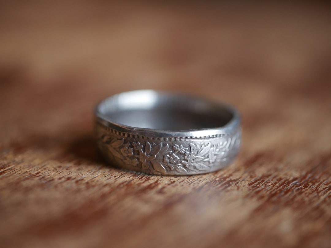 Swiss Coin Ring: Floral Garden Band, Europe Jewelry - Etsy