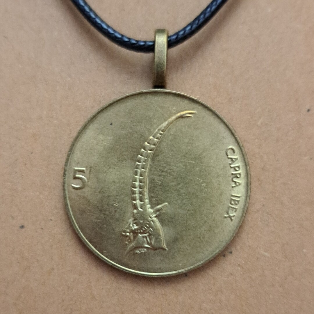 European Slovenia Ibex Necklace Made With Genuine Slovenian Foreign ...