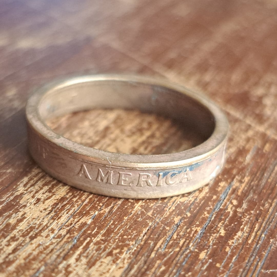 Philippines Coin Ring Made of Genuine Filipino Coin Wedding Band ...