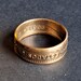 22k Gold Mexican Diez Pesos Coin Ring: Vintage Eagle Wedding Band - Etsy