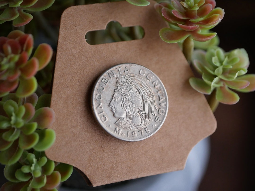 Mexican Coin Pin, Native American Pin, Indigenous People Pin, Mexico ...