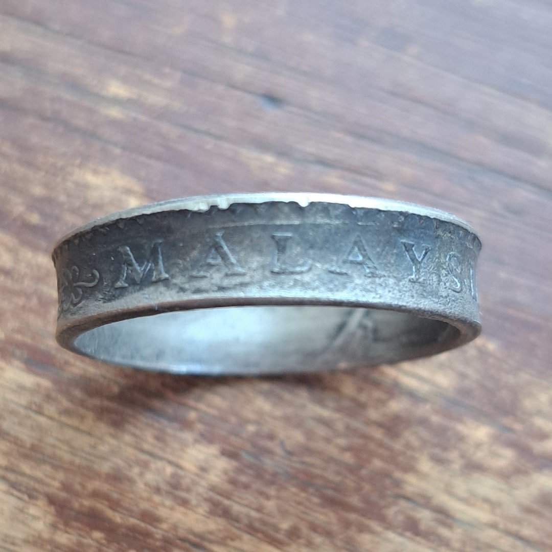 Malaysian Coin Ring: Genuine Foreign Coin Jewelry, Asian Heritage - Etsy