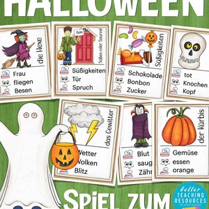 Halloween Game German for Children in Primary School DAZ (don't Say It ...