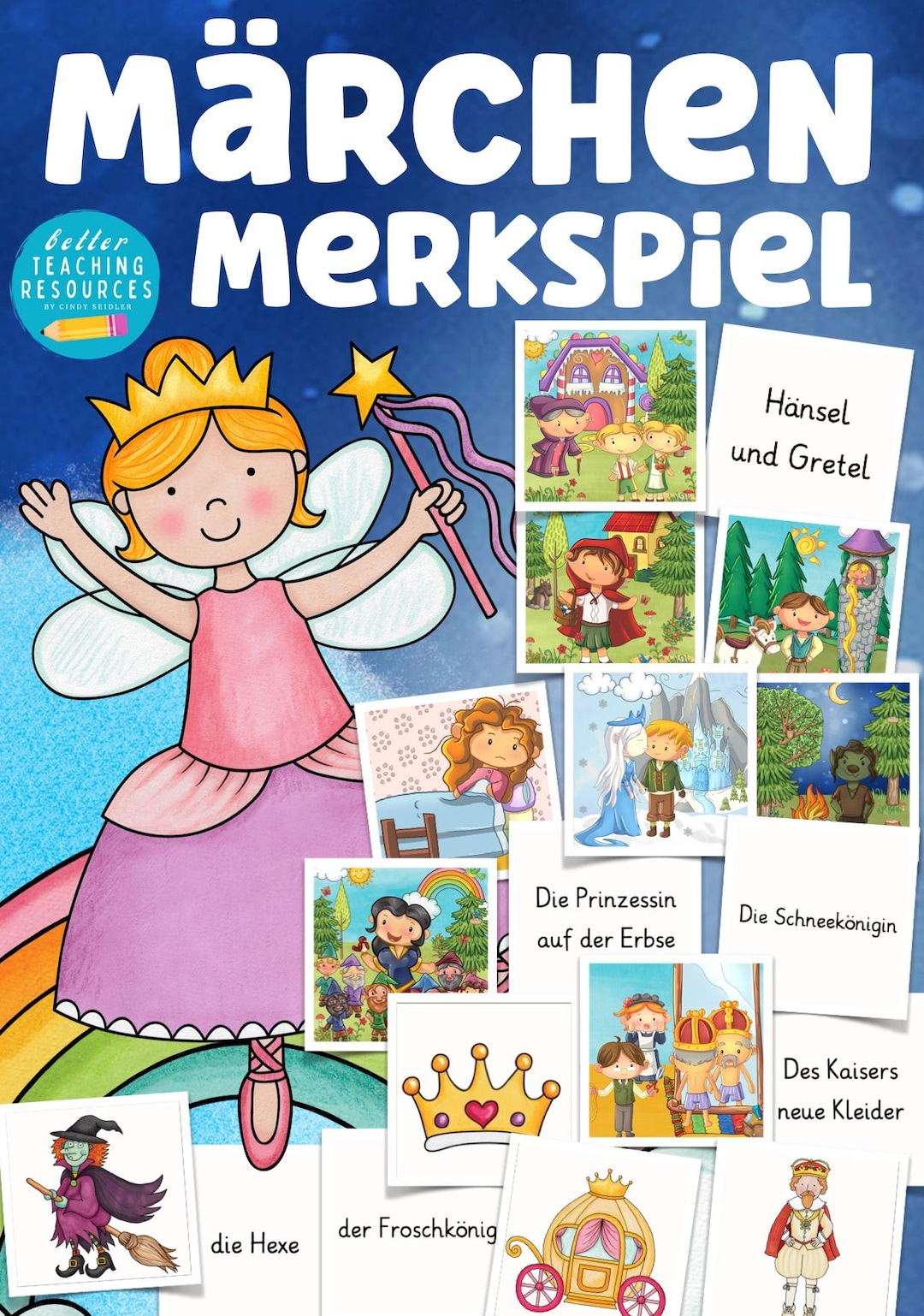 Fairy Tale Vocabulary Game for Children in Primary School German - Etsy