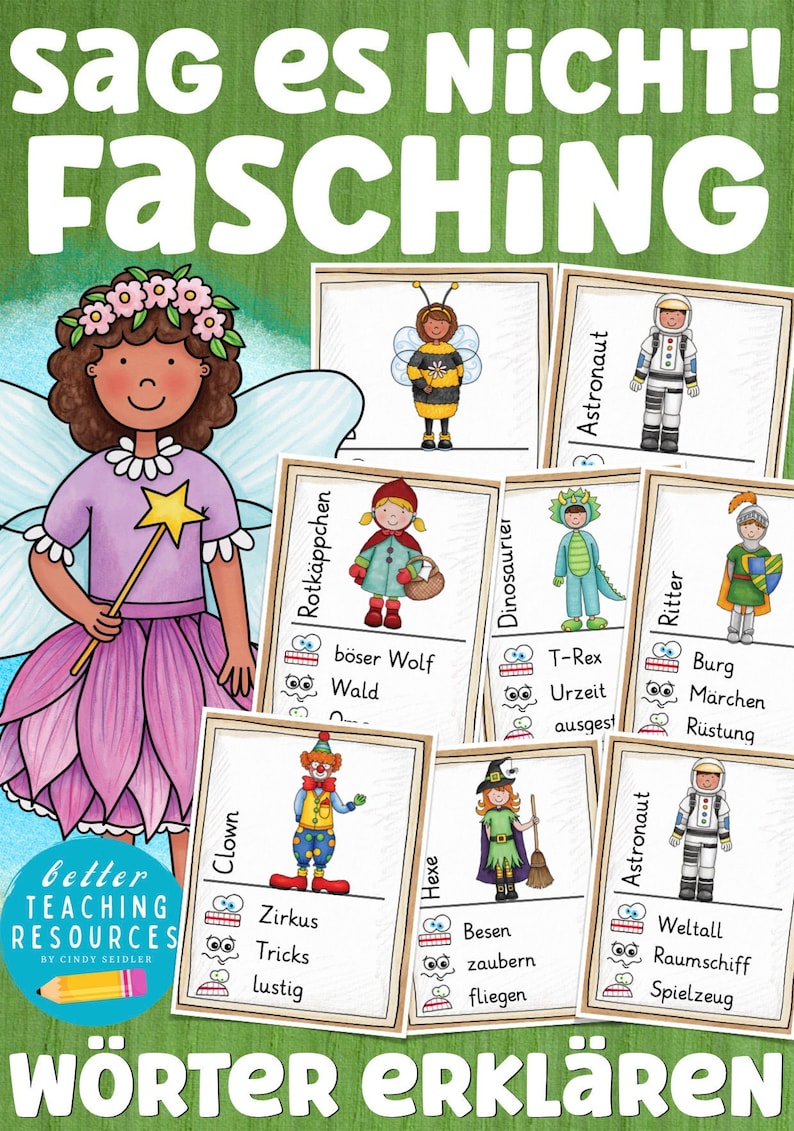 Fasching Carnival Game for Children German Elementary School - Etsy