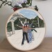 Custom Embroidery Family Portrait Hoop Art| House Embroidery Hoop ...