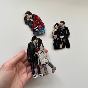 Custom Embroidery People Portrait From Photo| Personalized Couples ...