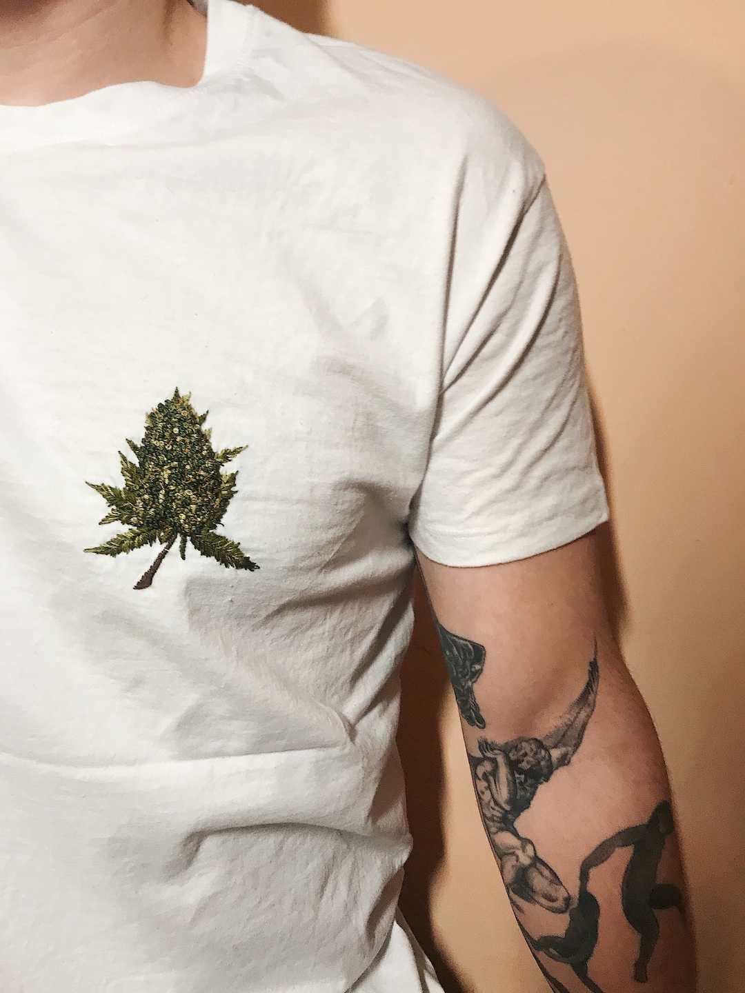 Custom Cannabis T-shirts| Cannabis Embroidery Art| Marijuana Shirt| Cannabis Gift| Shirt Satva ...