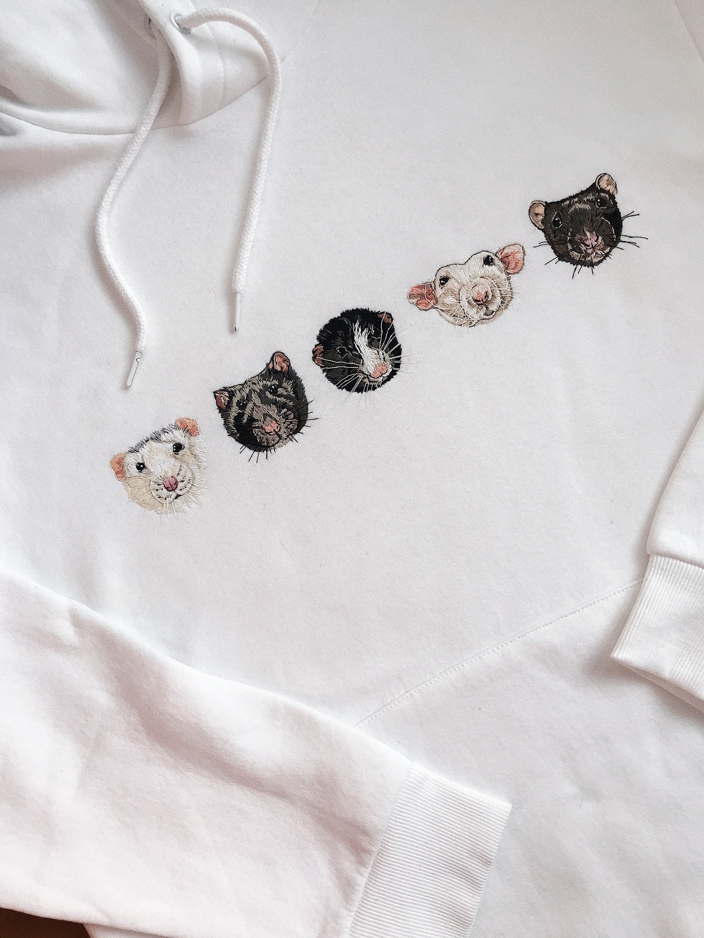 Custom HOODIE Rat Mom Gifts Custom Pet Portrait Pet Face Shirt Rat Mom ...