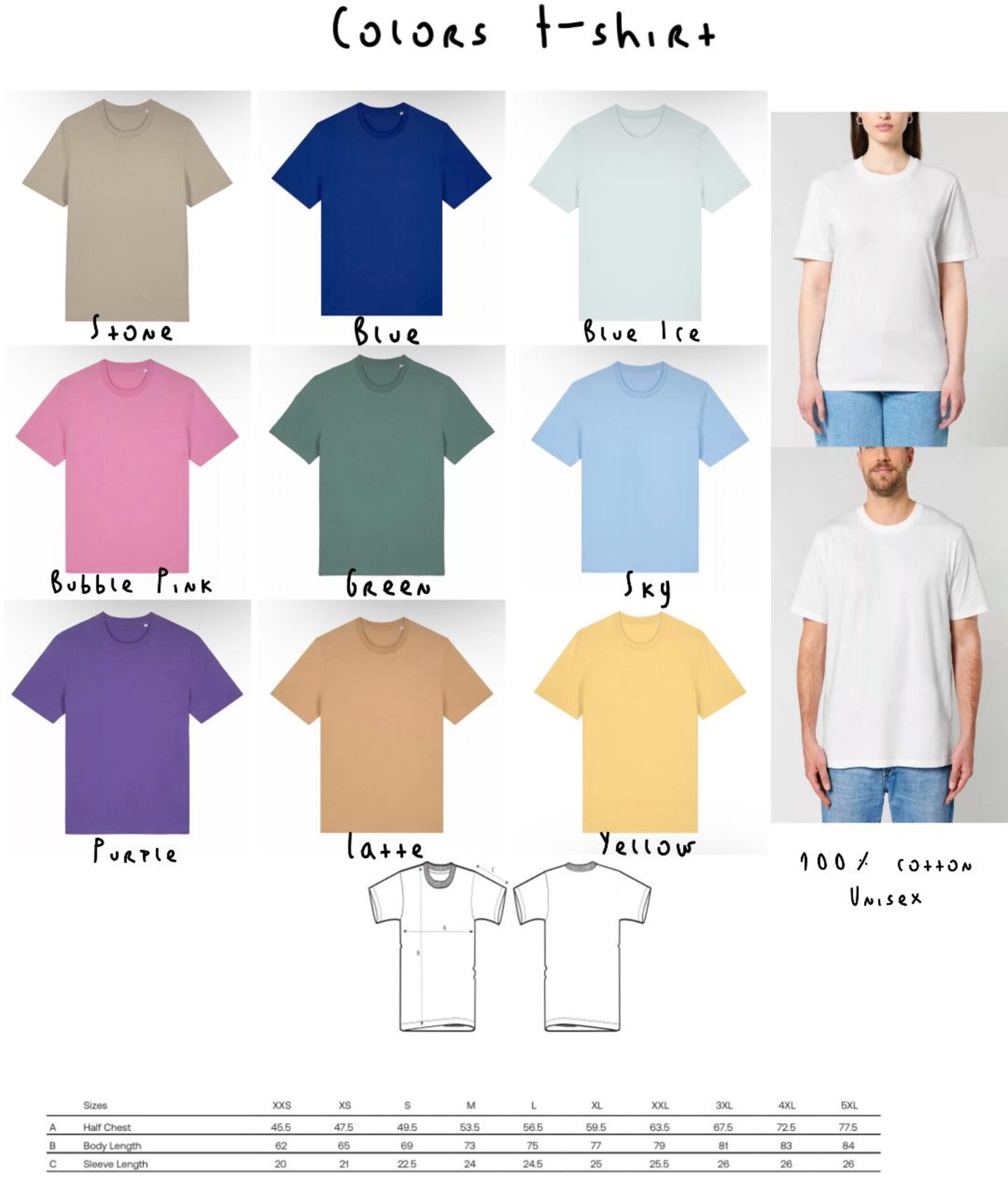 Custom Couple T-shirts|personalized Embroidery Friendship T-shirts ...