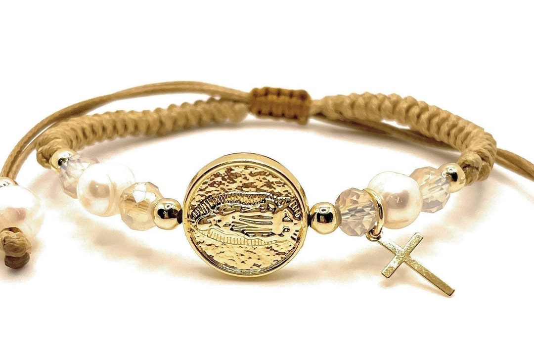 Our Lady of Guadalupe Bracelet, Guadalupe Bracelet, Mexican Bracelet ...