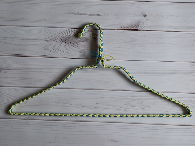 PDF PATTERN ONLY Yarn-wrapped Coat Hanger, Vintage-inspired - Etsy