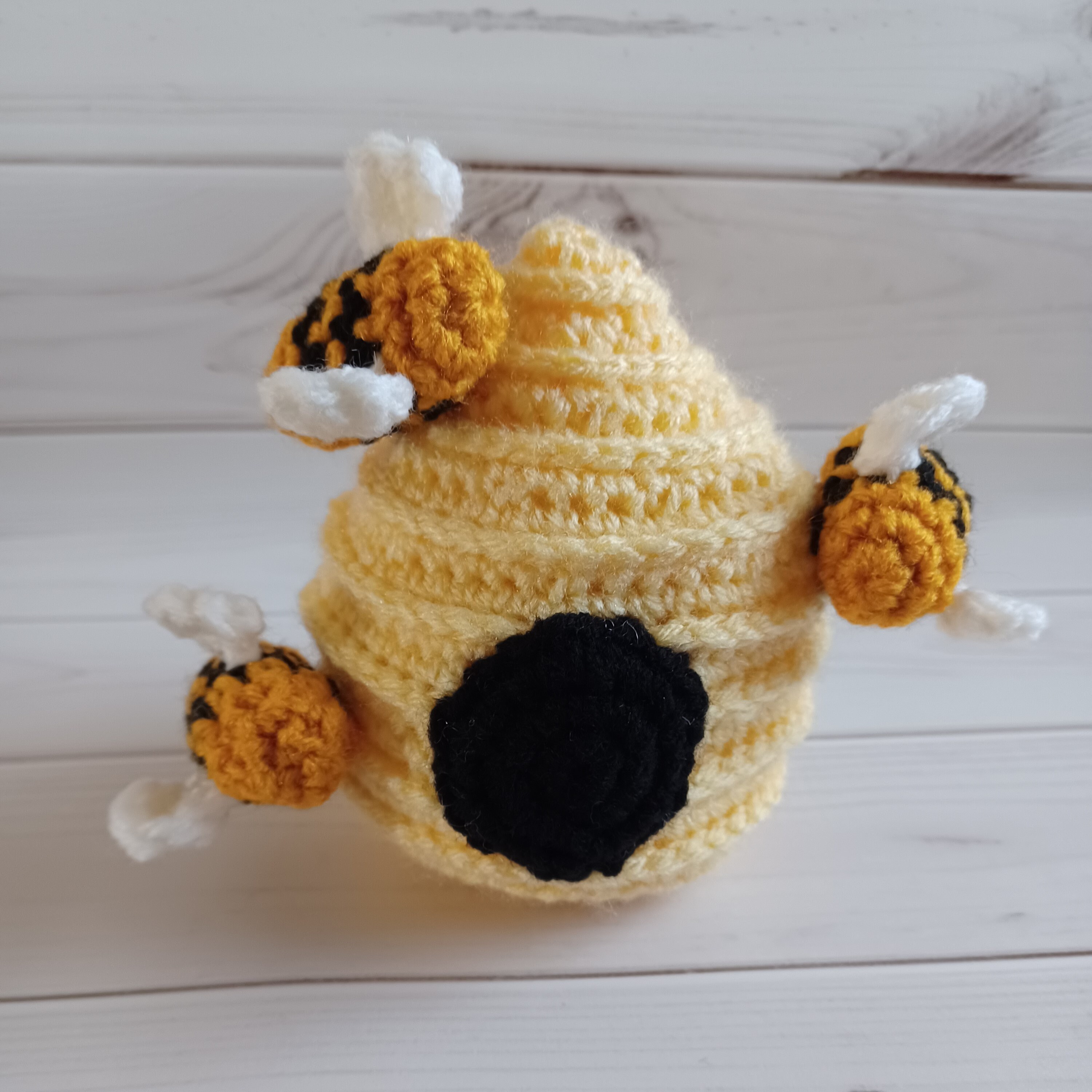 PDF PATTERN ONLY Crocheted Bees on a Beehive - Etsy