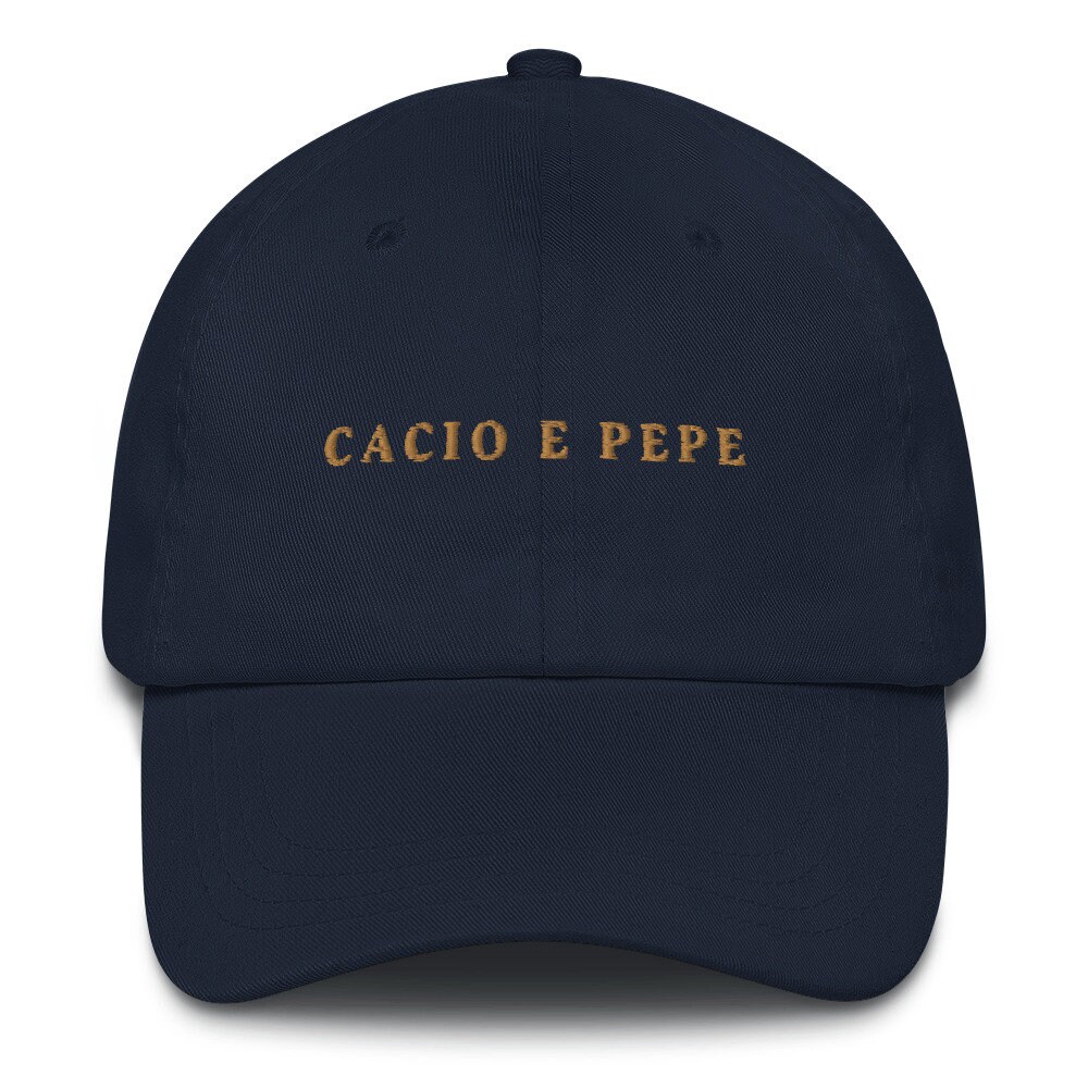 Cacio E Pepe Embroidered Cap - Etsy