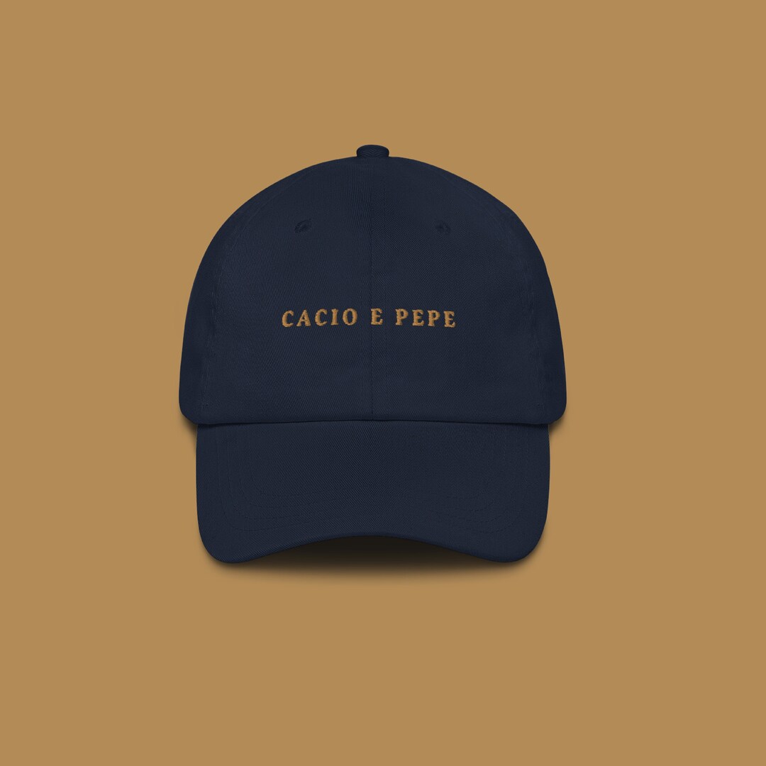 Cacio E Pepe Embroidered Cap - Etsy