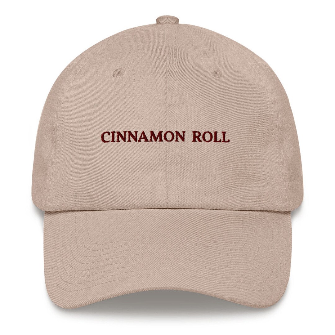 Cinnamon Roll Embroidered Cap - Etsy