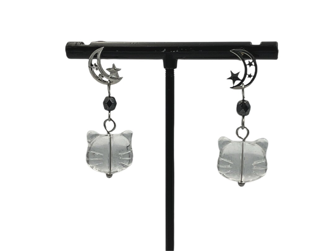 Atsushi Nakajima Inspired Earrings White Tiger Under the Moon Bungou ...