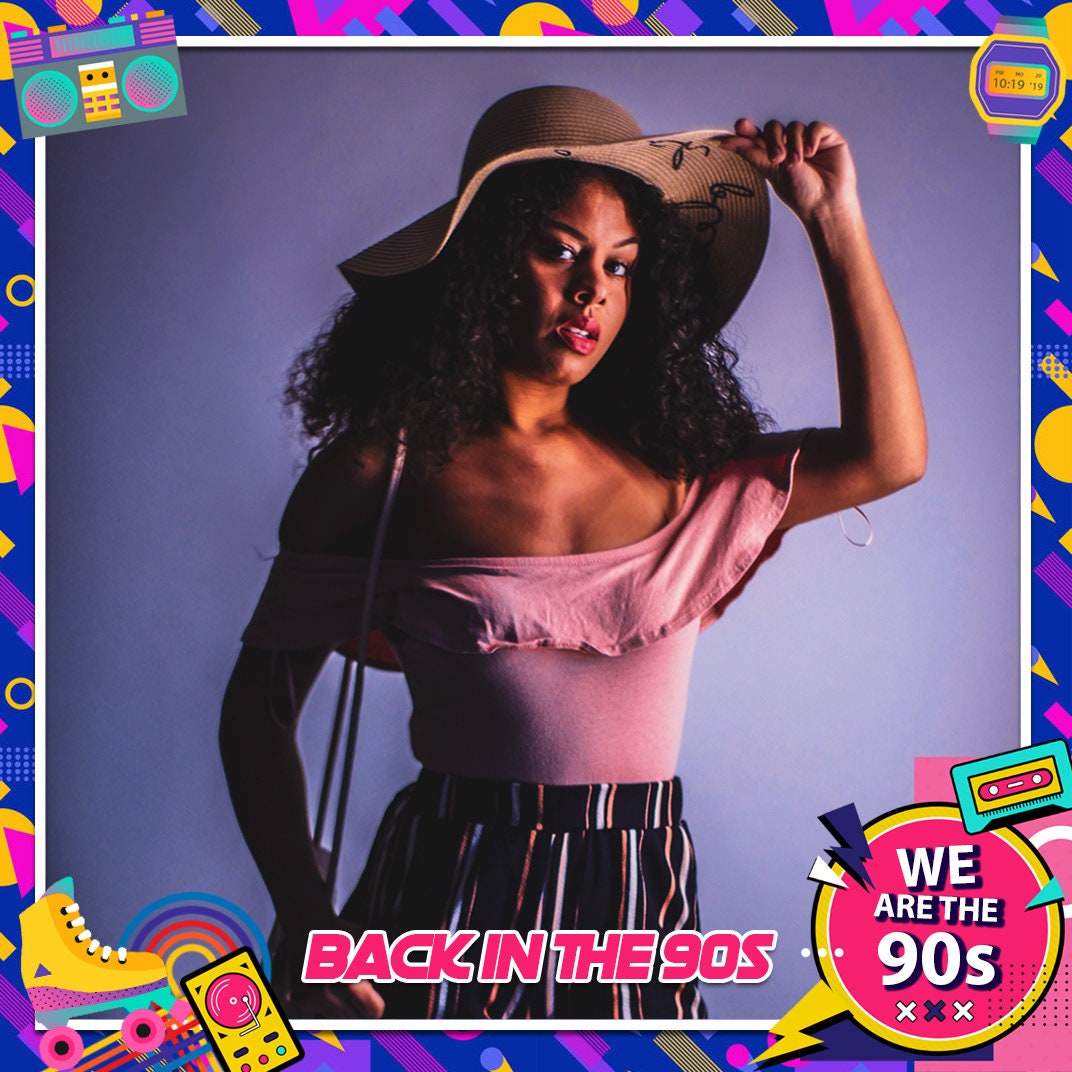 90s 360 Photo Booth Overlay Retro Back in the 90s Nineties Theme ...