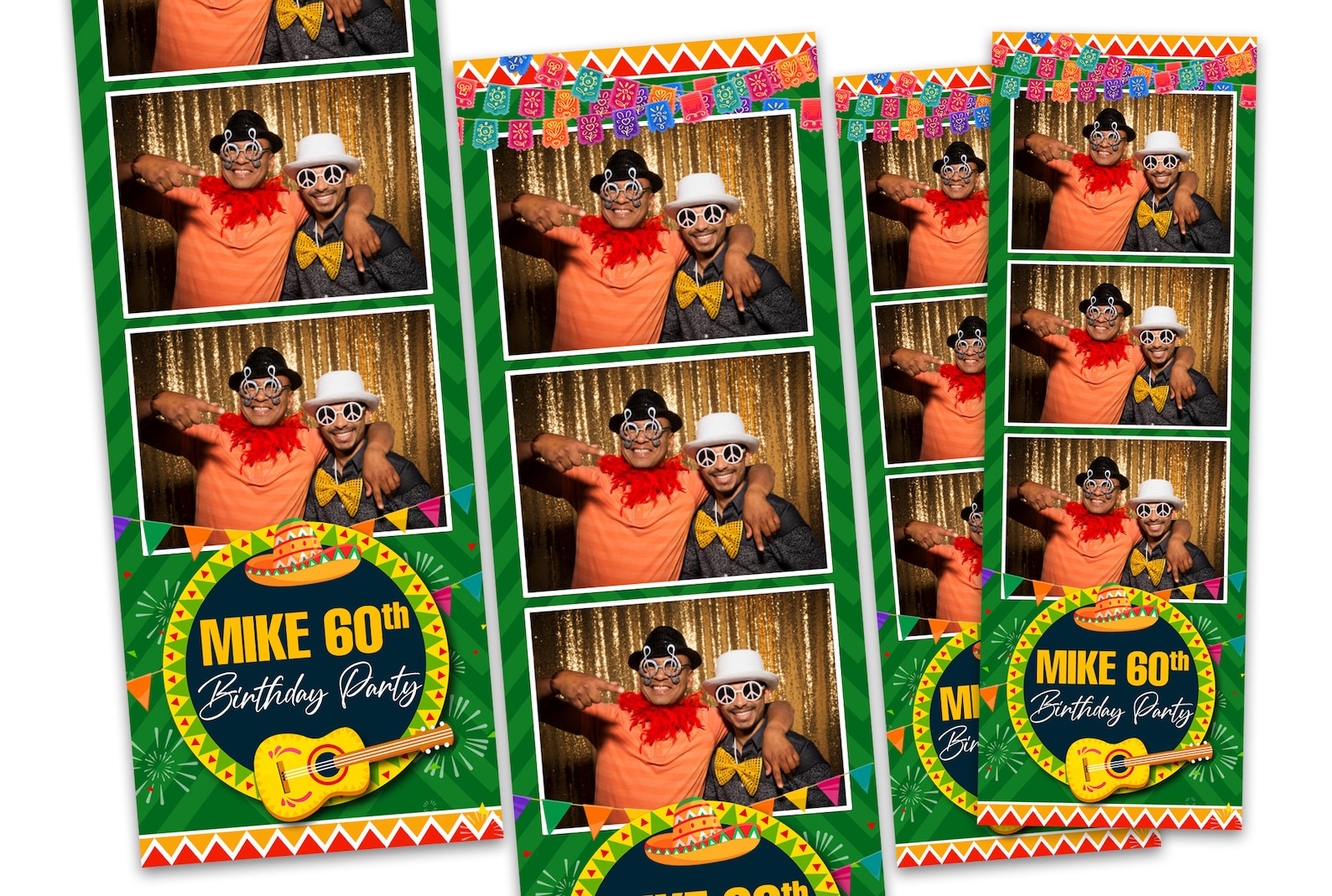 Mexican Fiesta 2x6 Photo Booth Template for Birthdays, Cinco De Mayo ...
