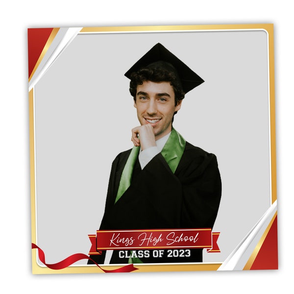 2023 Graduation Photo Booth Template - Etsy