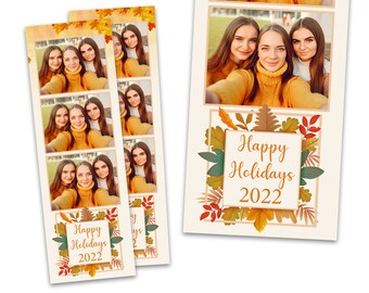 Autumn Photo Booth Template - Etsy