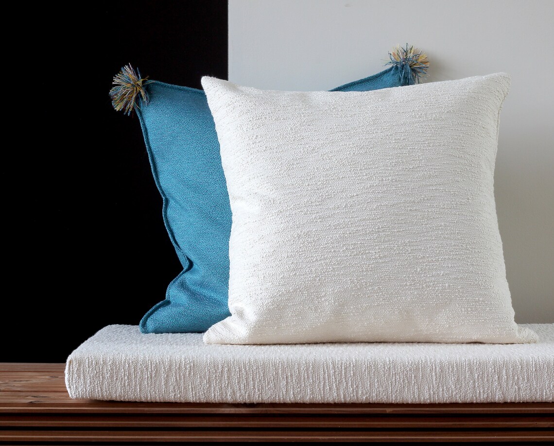 Cream Ivory White Boucle Fabric by the Meter or by the Yard - Etsy