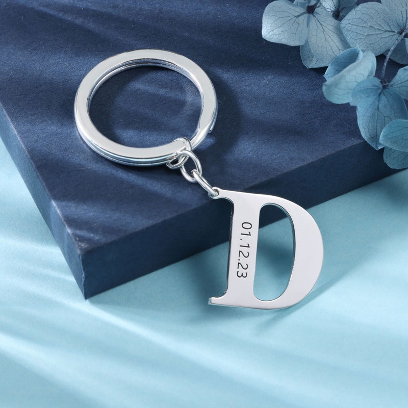 Alphabet Keychain - Etsy