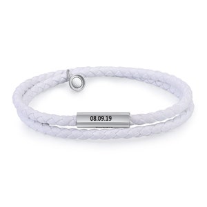Magnetic Bracelet for Couple - Ldr Name Bracelet - Engraved Bracelet ...
