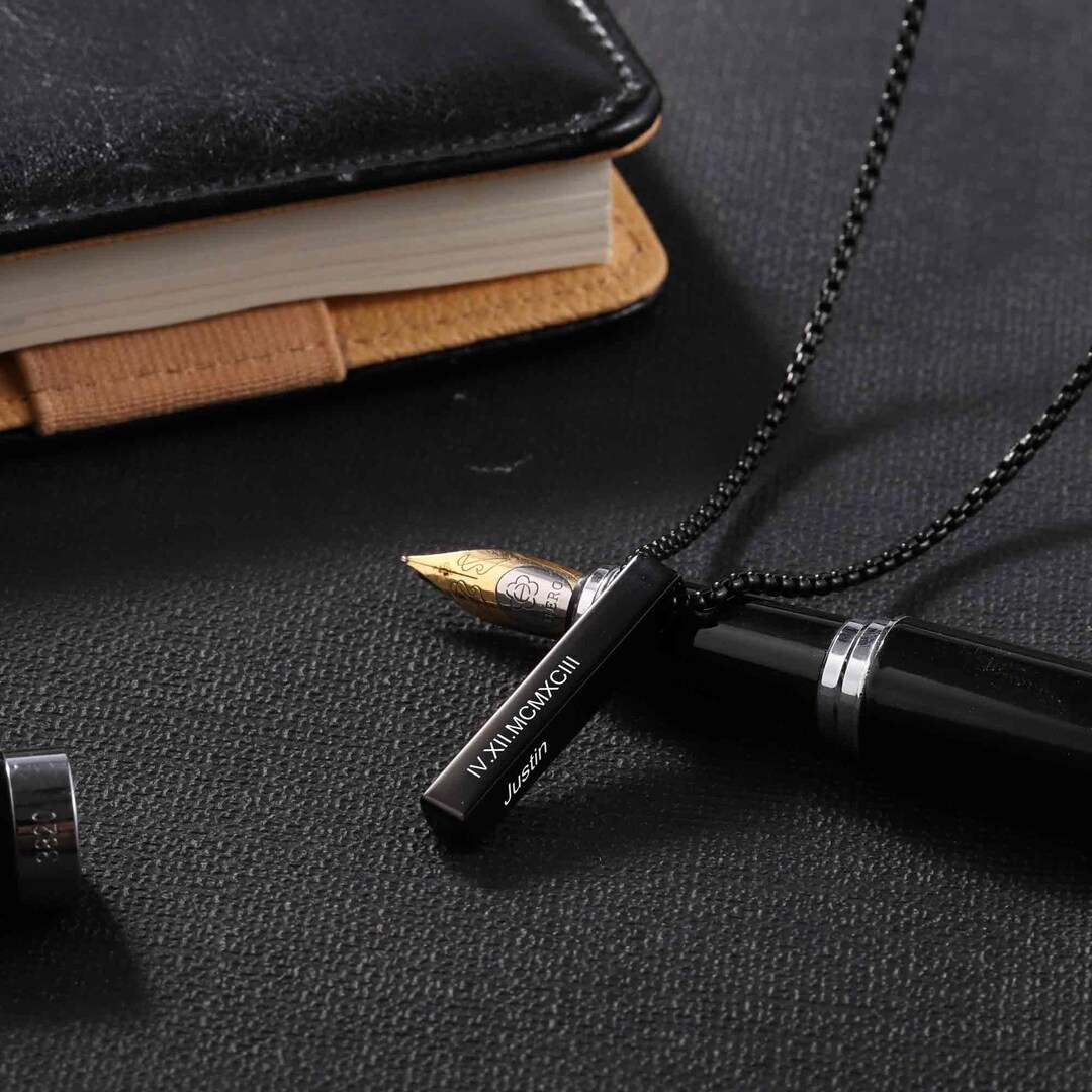 Dad Pendant With Kids Names: Personalized Father's Day Necklace From ...