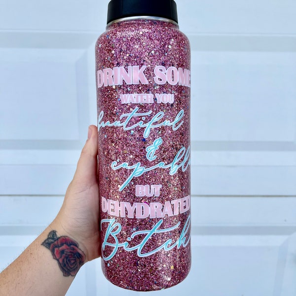 Epoxy Water Bottle - Etsy