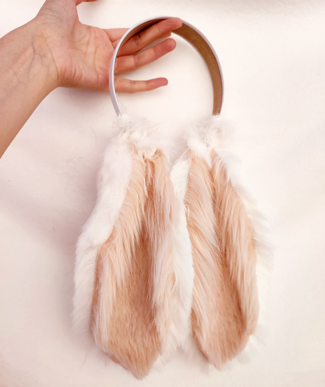 Rabbit Ears Cute White Rabbit Pink Pastel Lolita Cosplay Anime Bunny ...