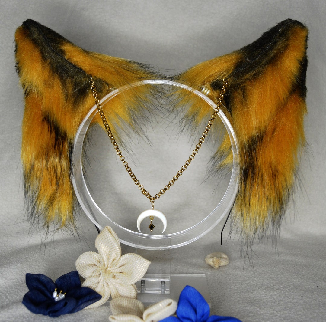 Realistic Fox Ears Fluffy Furry Fox Ears Fursuit Cosplay - Etsy