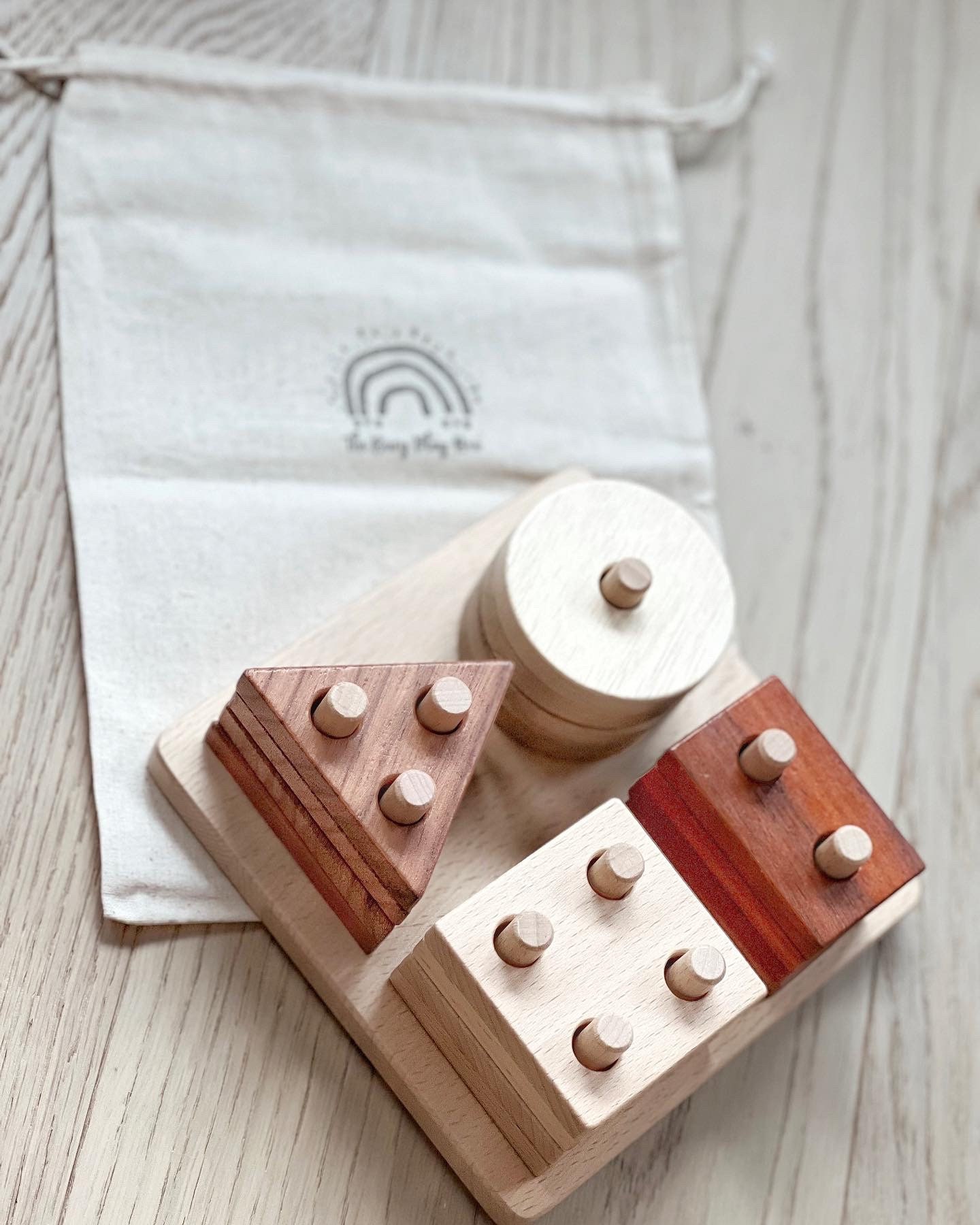 Sort and Stack Peg Puzzle shape Puzzle Wooden Puzzle - Etsy