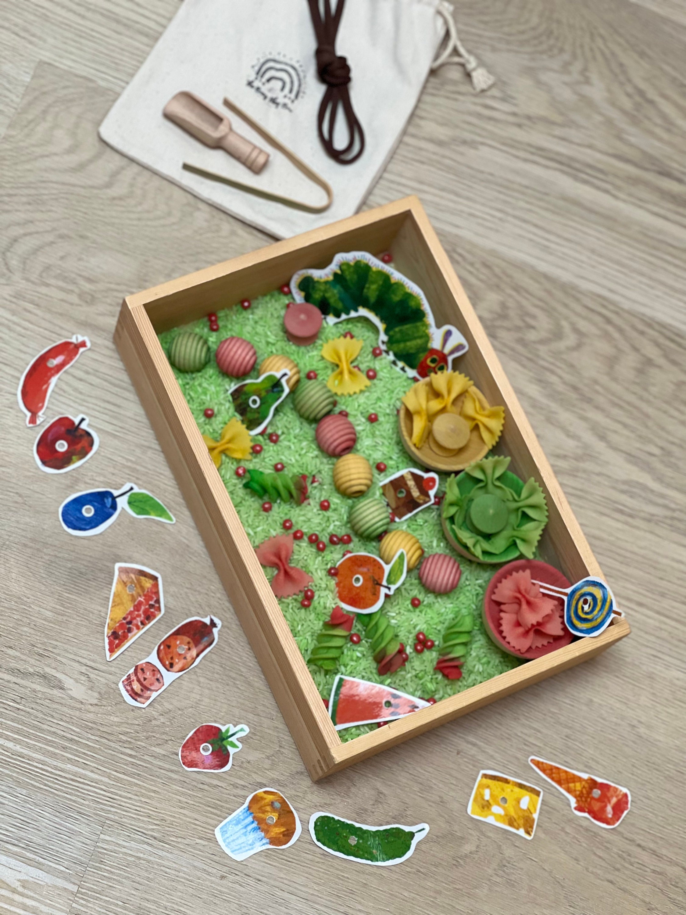 The Very Hungry Caterpillar Sensory Bin - Etsy