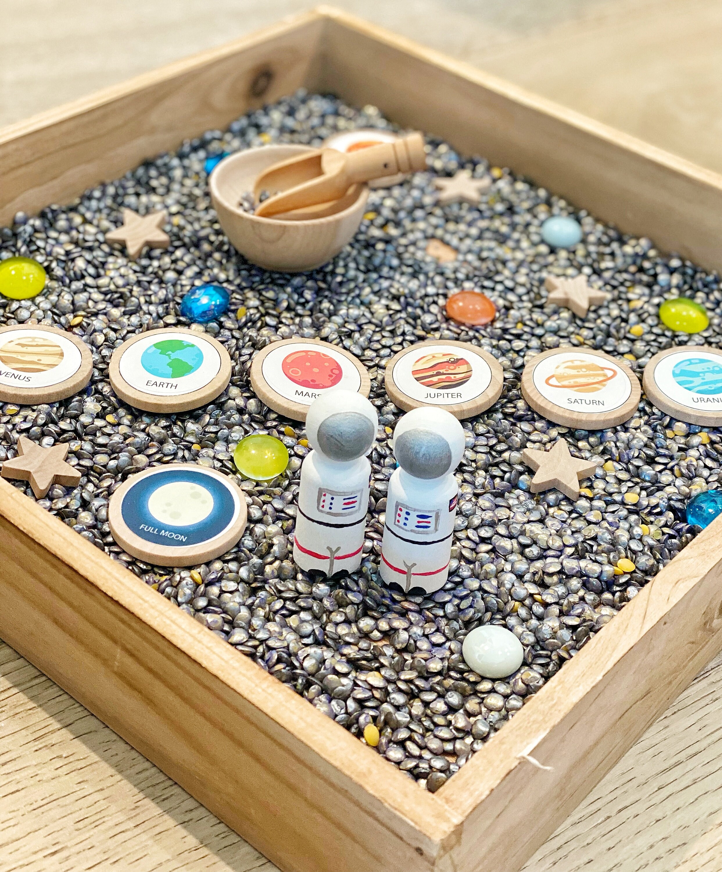 Solar System Play Box Sensory Bin - Etsy