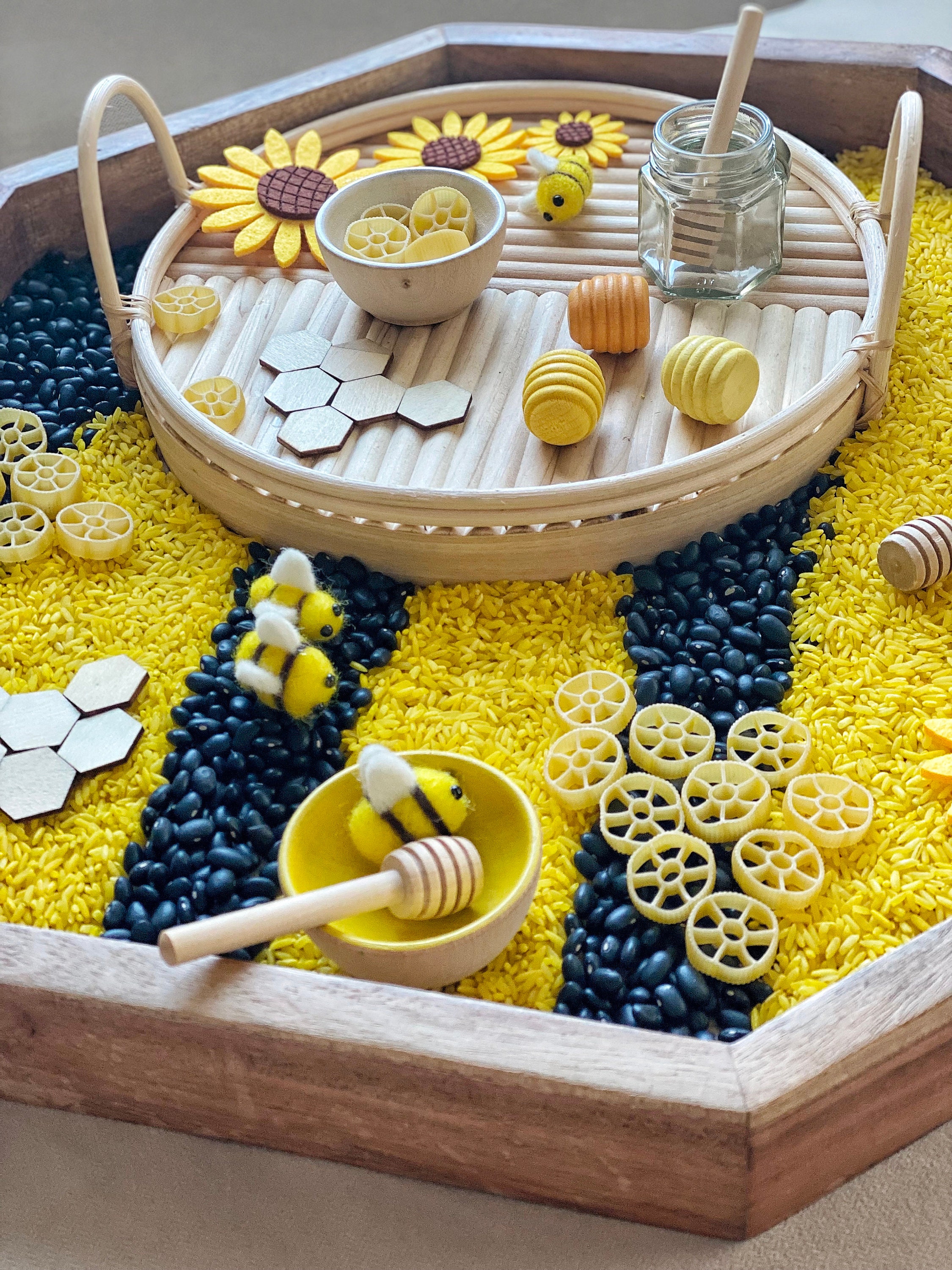 Busy Bee Play Box Sensory Bin - Etsy