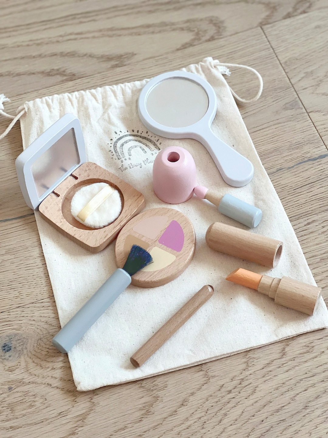 Wooden Make up Play Set Pretend Make Up - Etsy