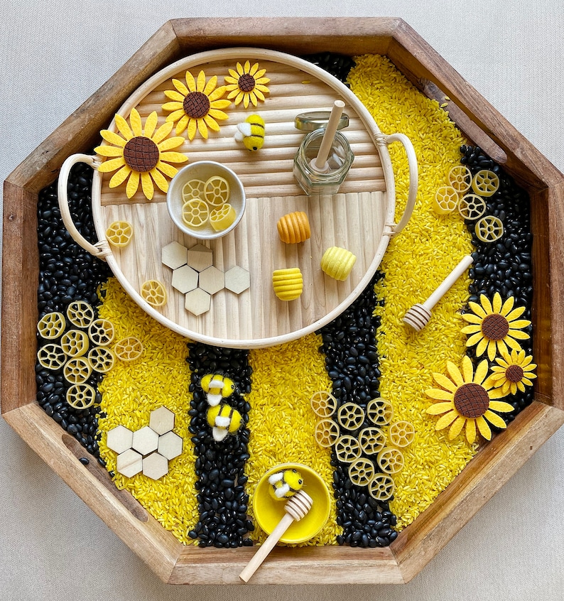 Busy Bee Play Box Sensory Bin - Etsy