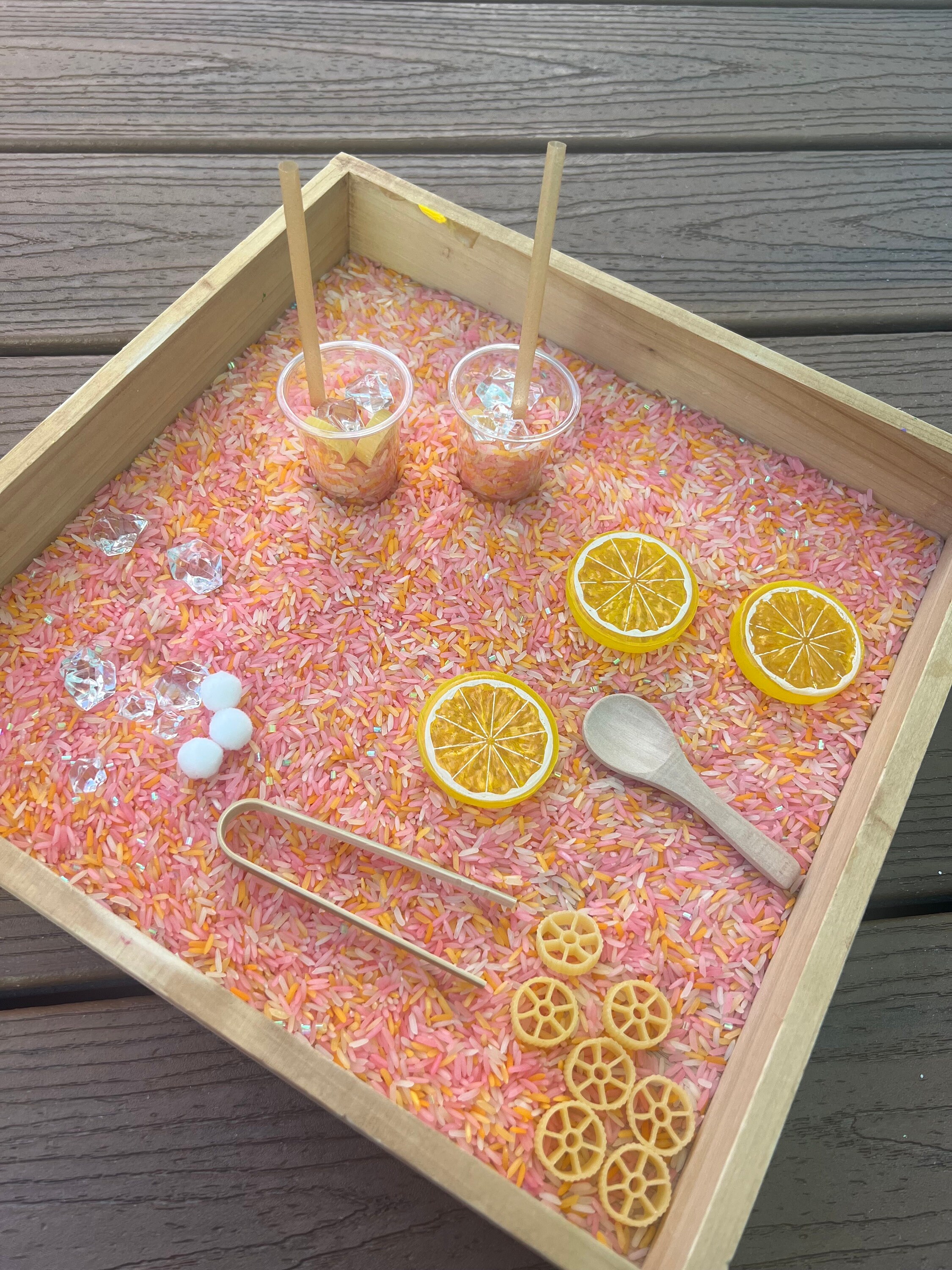 Lemonade Play Kit- Summer Sensory Bin - Etsy