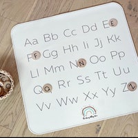 Alphabet Velcro Activity Mats - Etsy UK