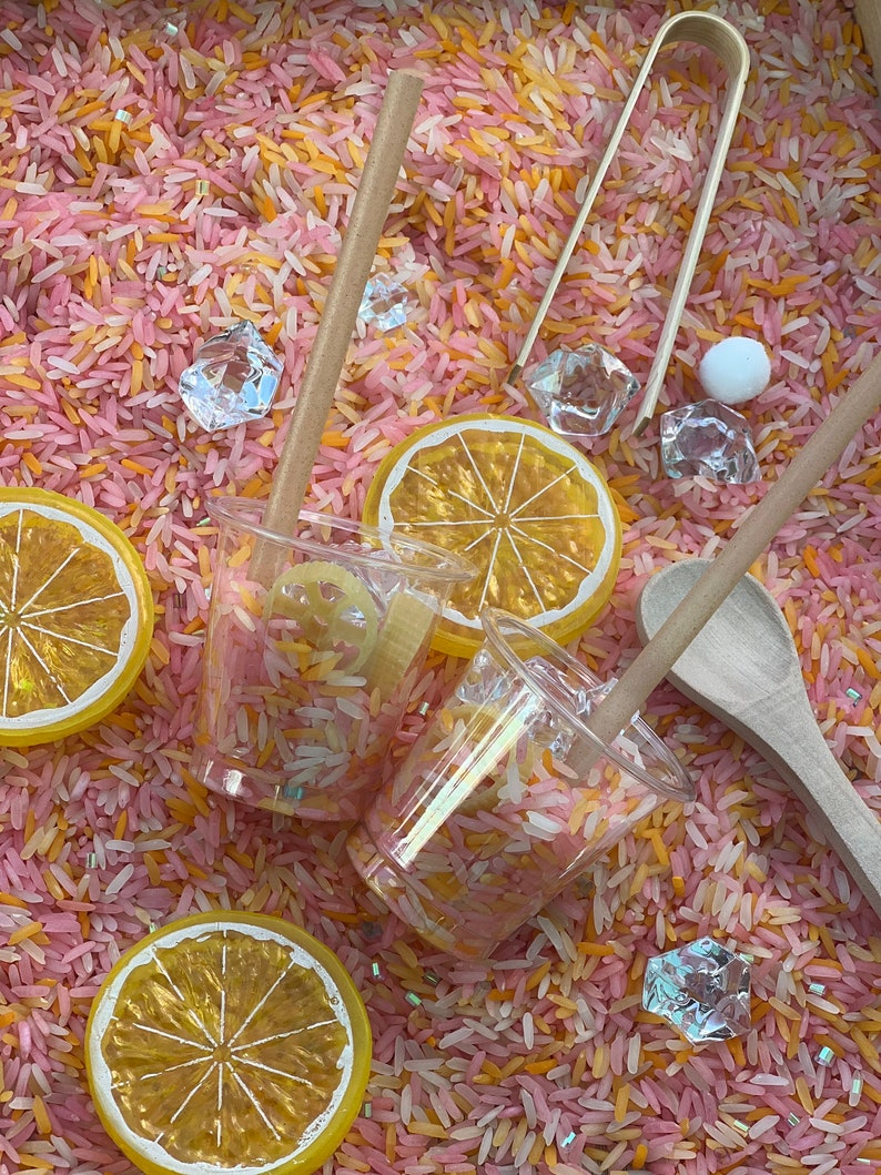 Lemonade Play Kit Summer Sensory Bin - Etsy