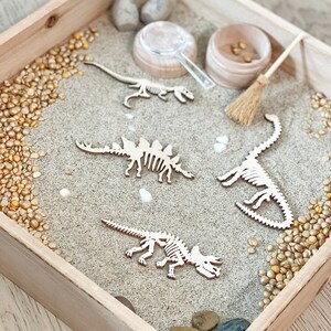 Dino Dig Play Box - Fossils - Sensory Bin - Etsy