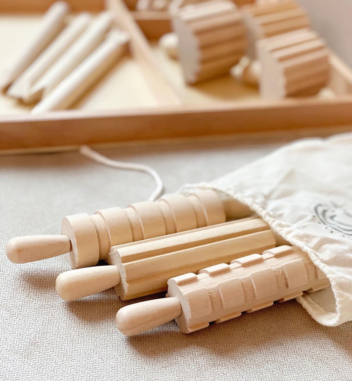 Wooden Play Dough Tools Clay Tools - Etsy