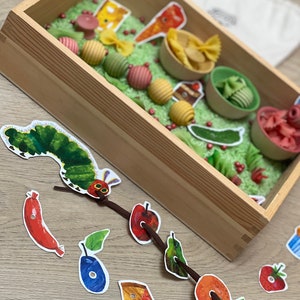 The Very Hungry Caterpillar - Sensory Bin - Etsy