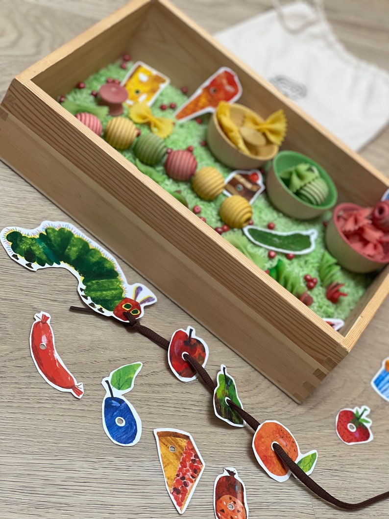 The Very Hungry Caterpillar - Sensory Bin - Etsy