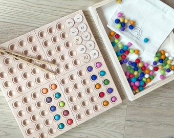 The Original Hundred Board Hundred Frame 100 Board Counting Board ...