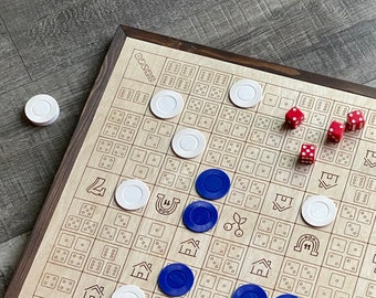 Dice Poker Board Game - Etsy