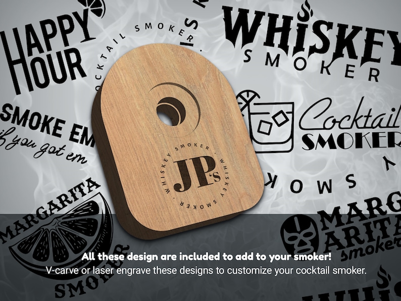 Cocktail Smoker Plans: CNC Laser Engrave SVG Project (digital Download ...