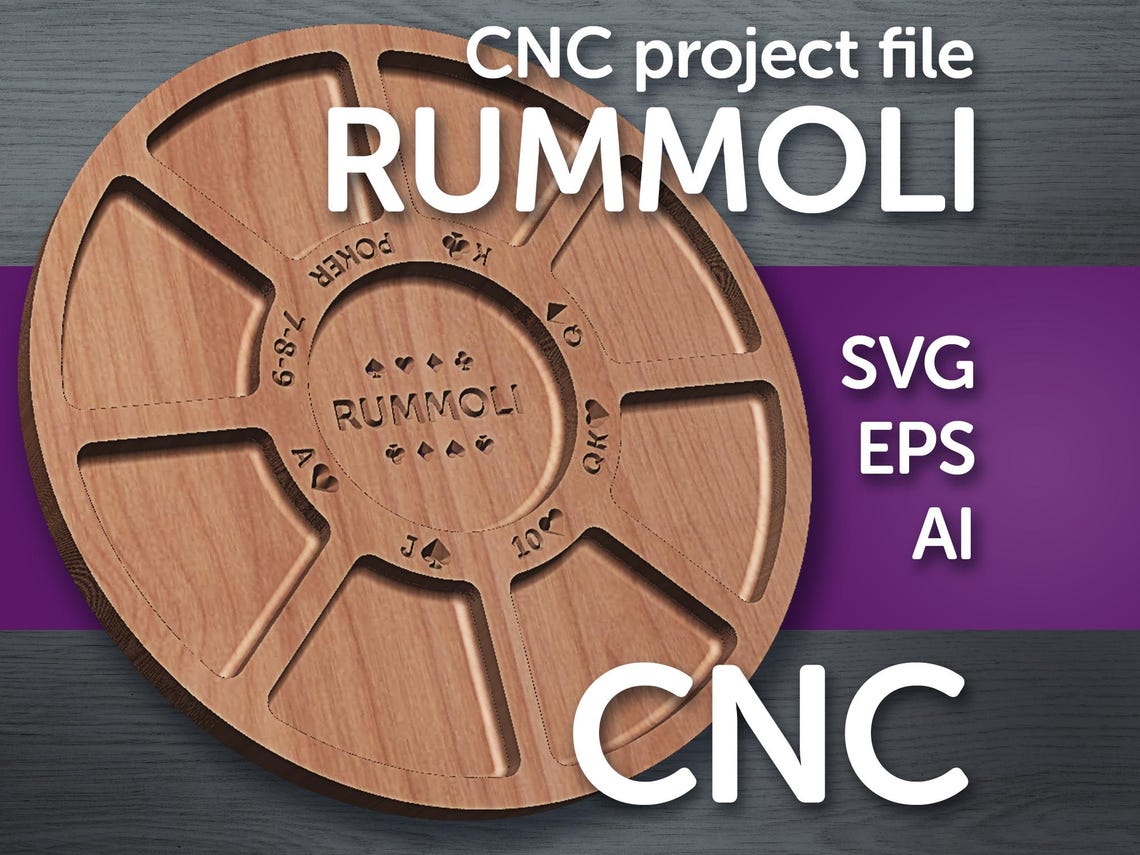 Rummoli Board - CNC Plans - Digital Download File - SVG - EPS ...