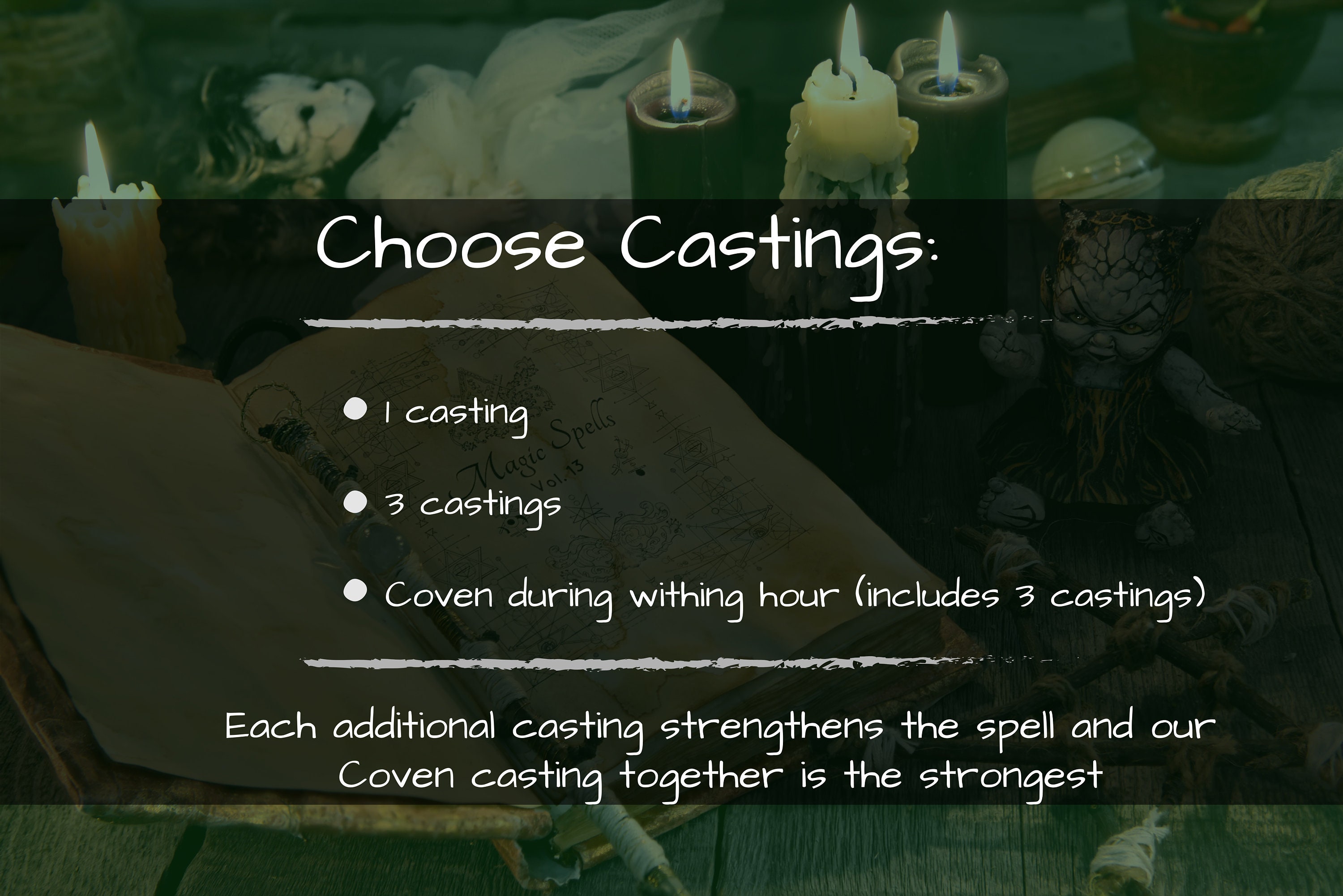 Full Moon Revenge Curse Coven Witching Hour Casting Pdf - Etsy